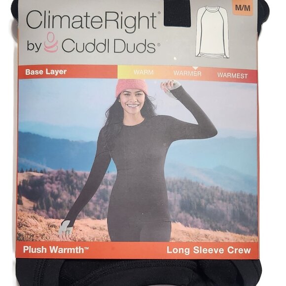 Cuddl Duds | Tops | Climateright By Cuddl Duds Women Plush Warmth Base ...